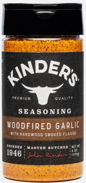 Amazon.com: Kinder Woodfired Garlic Rub And Seasoning 6 Ounce