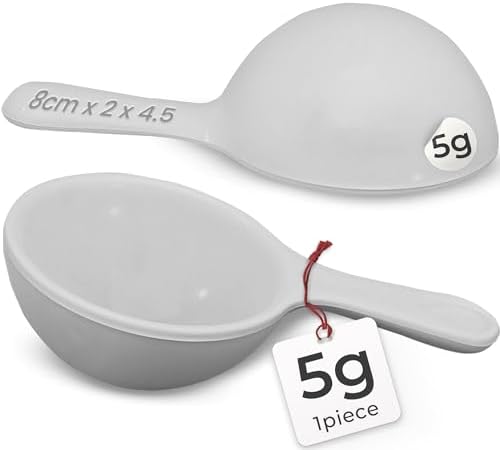 NPOW Measuring Spoons - Tablespoon, Flour Scoop, Spice Spoon, Plastic ...