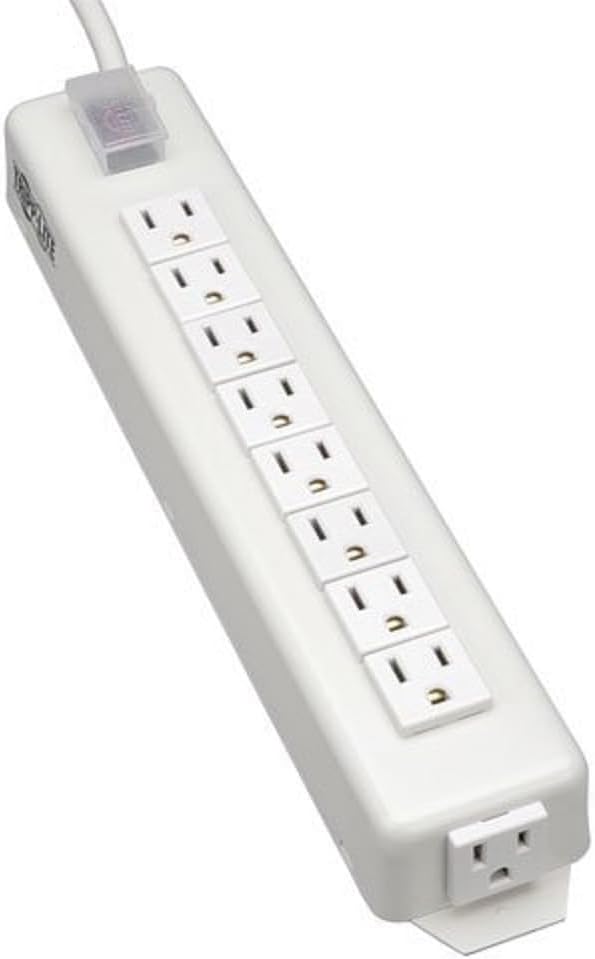 Amazon.com: Tripp Lite 6 Outlet Home & Office Power Strip, 15ft Cord ...