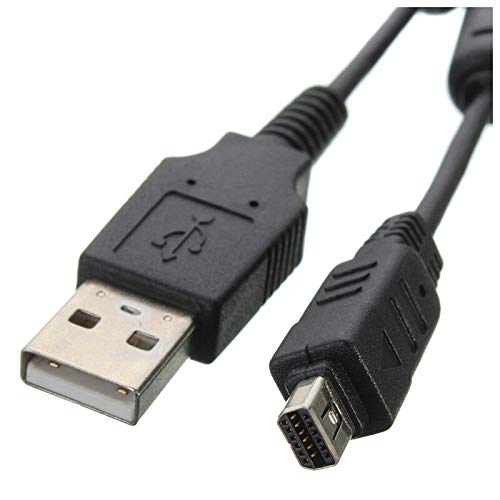 12 Pin Data SYNC Cable Lead Battery Charging Wire for Olympus Camera ...