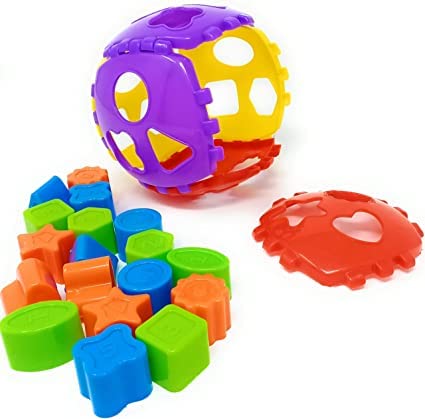 ADBHUTANAND® Shape Sorter Puzzle Ball for Color & Shape Recognition for ...