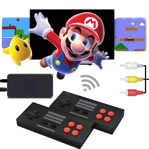 Buy Wireless Handheld TV Video Game Console Built in 818 Classic 8 Bit ...
