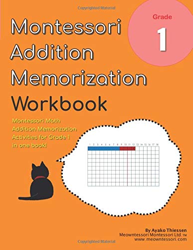 Buy Grade 1 Montessori Math Addition Memorization Workbook: Montessori ...