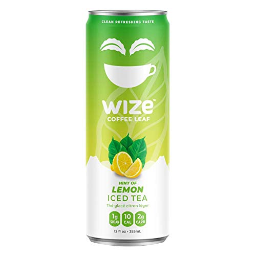Amazon.com : Wize Original Hint of Lemon Iced Tea, Barely Sweet - 1g Sugar, Low Calorie, No ...