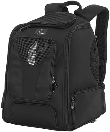 Amazon.com : A4Pet Pet Backpack Carrier, Fully Ventilated Cat Carrier Backpack with Two-Sided ...