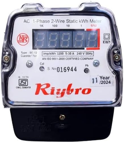 Power India Meters Single Phase Digital Multi-function Electrical ...