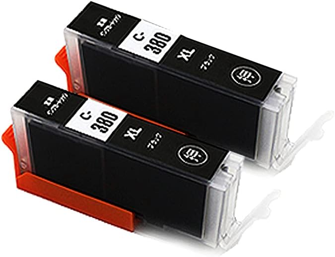 Amazon.co.jp: J-ECO製 BCI-380XLBK ブラック 染料 お得な2本セット 大容量 ISO14001、ISO9001、CE、SGS認証工場 キヤノン用 互換インク ...