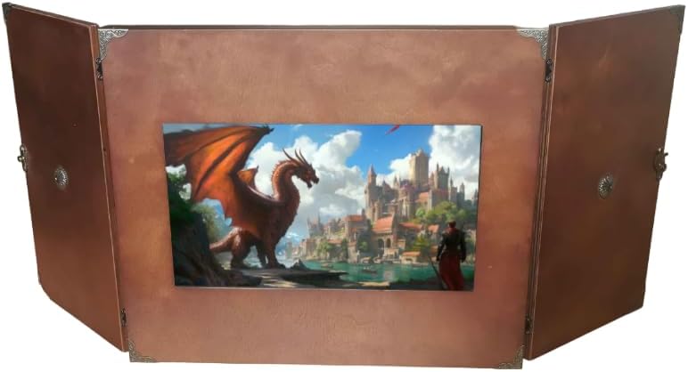 Amazon.com: Dungeon Master Screen with Monitor by Yamata Labs - DM ...