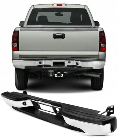 Amazon.com: KYX Rear Bumper Compatible for 2001-2007 Chevy Chevrolet ...