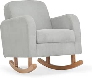 CuddleCo Etta Nursing Chair - Rocking Armchair Pebble Grey - Maternity ...