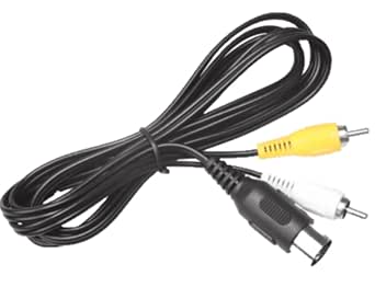 Amazon.com: AV Audio Video TV Composite Cable Cord Plug for Sega Master ...