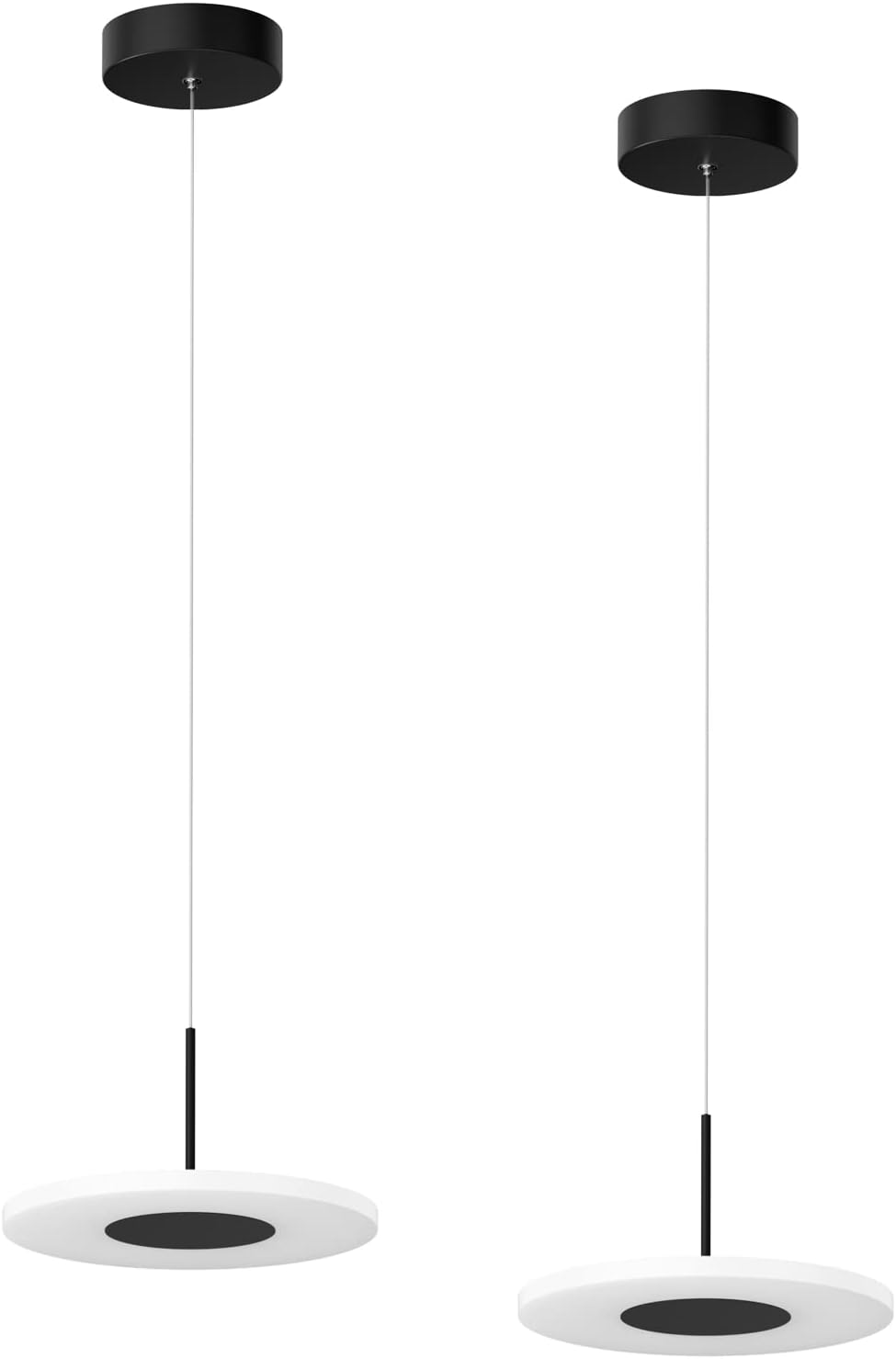 Tipace LED Modern Pendant Lighting,3000K Adjustable Hanging Light ...