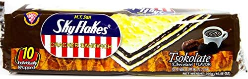 Amazon.com: M.Y. San SkyFlakes Cracker Sandwich, Condensada (Sweet Milk ...