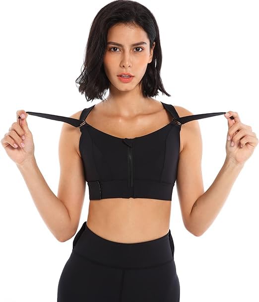 Sports Bra With Velcro Straps
