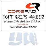 ・ブランド:Corepad・製造元:Corepad・対応マウス： DeathAdder V3 PRO・1 Set Corepad Soft Grips (1x l+r Front Button / 1x l+r Side / 4x left...