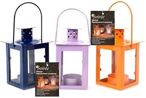 Mini garden tea light lanterns - Blue : Amazon.co.uk: Home & Kitchen