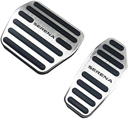 Amazon.co.jp: LEXLEYS 新型セレナ C27系（含e-パワー） アルミ ペダル アクセル ブレーキ カバー 滑り止め付 被せる ゴム e-powerカスタムドレスアップ ...