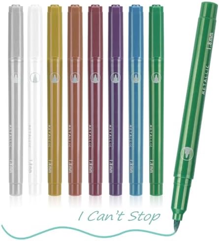 Amazon.com : EooUooIP Felt Tip Pens, 15Pcs Calligraphy Pen Assorted ...