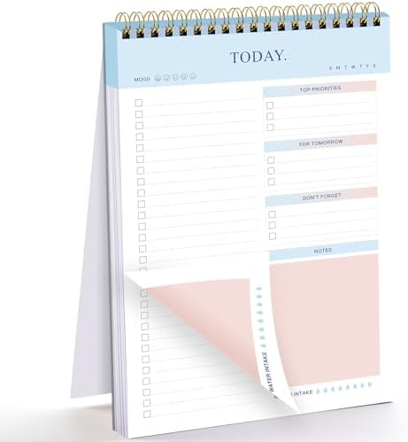 Amazon.com : JUBTIC To Do List Notepad - Daily Planner Pad CheckList ...