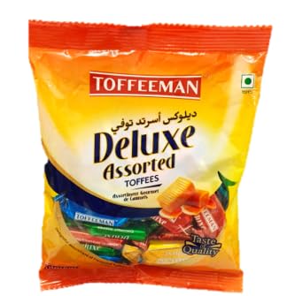 Toffeeman Deluxe Assorted Toffees (5g x 30U) 150g Pouch Humarabazar ...