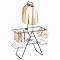 Amazon.com: Bigzzia Clothes Drying Rack Foldable, 2-Level Large Laundry ...
