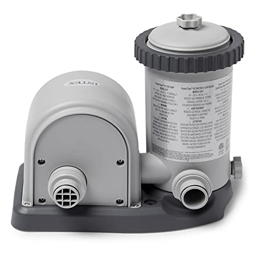 Intex 1500 GPH Easy Set Filter Pump System for Above Ground Swimming ...