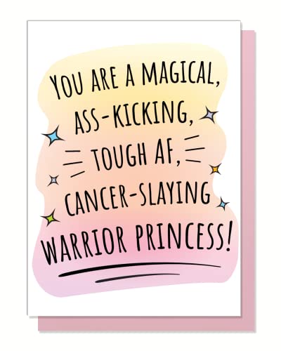 Amazon.com: PRESS and POUR Funny Cancer Card, Encouragement Card ...