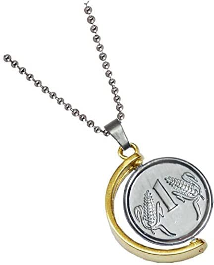 AJS One Rupees Coin Anjaan Locket With Chain Alloy Locket - Stainless ...