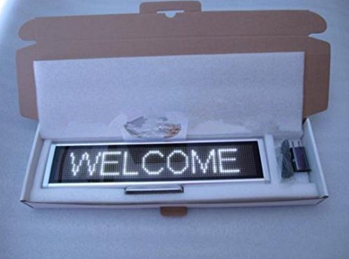 Buy GOWE Led Message Board/Desk Screen/USB programmable Sign/White ...