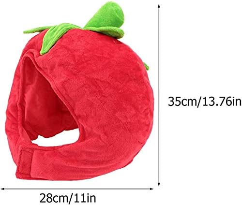 Amazon.com: Bestmaple Adult Kids Lovely Tomato Shape Plush Hat Funny ...