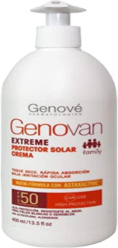 Genovan Extreme Family Protector Solar FPS 50, 400 ml : Amazon.com.mx ...