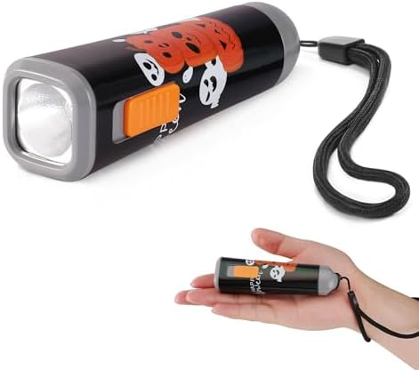 EverBrite 4-Pack Halloween Torches for Kids, Small Children Flashlight ...