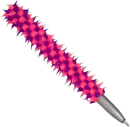 Dozen Assorted Colors & Designs Porcupine Spiky Pens - 5.5" : Amazon ...