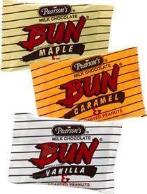 Amazon.com: Bun (Maple, or Vanilla) 24 pack by Pearsons Candy Co ...