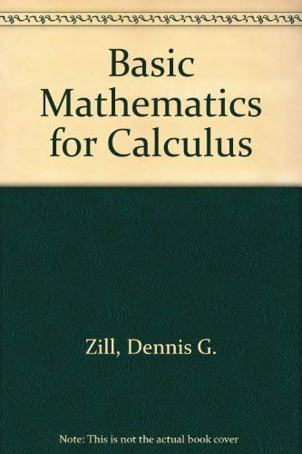 Buy Basic Mathematics for Calculus Book Online at Low Prices in India ...