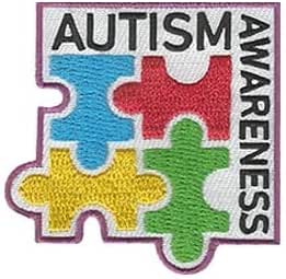 Amazon.com: Autism Awareness Puzzle Embroidered Iron On Patch : Arts ...