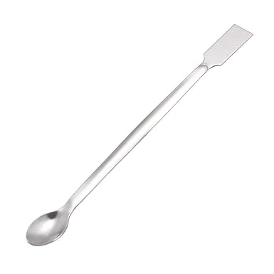 uxcell Lab Sampling Reagent Spoon 304 Stainless Steel 2 in 1 Double ...
