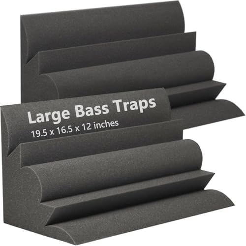 Amazon.com: Foroomaco 4 Pack Bass Traps for Ceiling Corner 16.5 ...