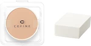 Amazon | セフィーヌ CEFINE 【スポンジセット】シルクウェットパウダーOC100＋パウダーメイクアップスポンジ(4個) | セフィーヌ | パウダーファンデーション 通販