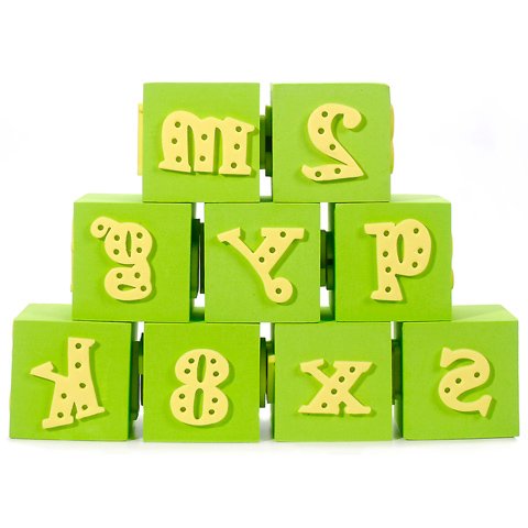 Darice, ALL FOAM STAMPS ALPHA PJ PARTY DWO : Amazon.in: Home & Kitchen