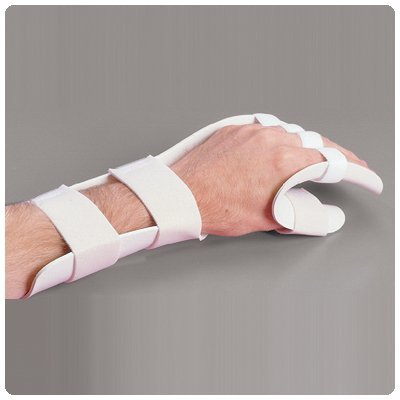 Amazon | Rolyan Functional Position Splint with Slot & Loop Strapping ...