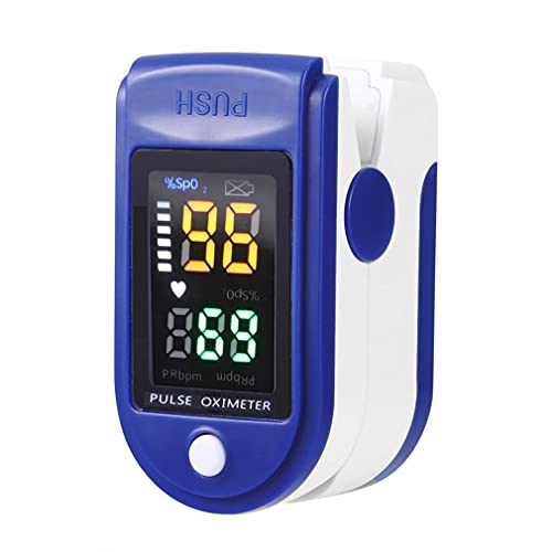 Finger Clip Pulse Oximeter Blood Oxygen Saturation Meter Heart Rate ...