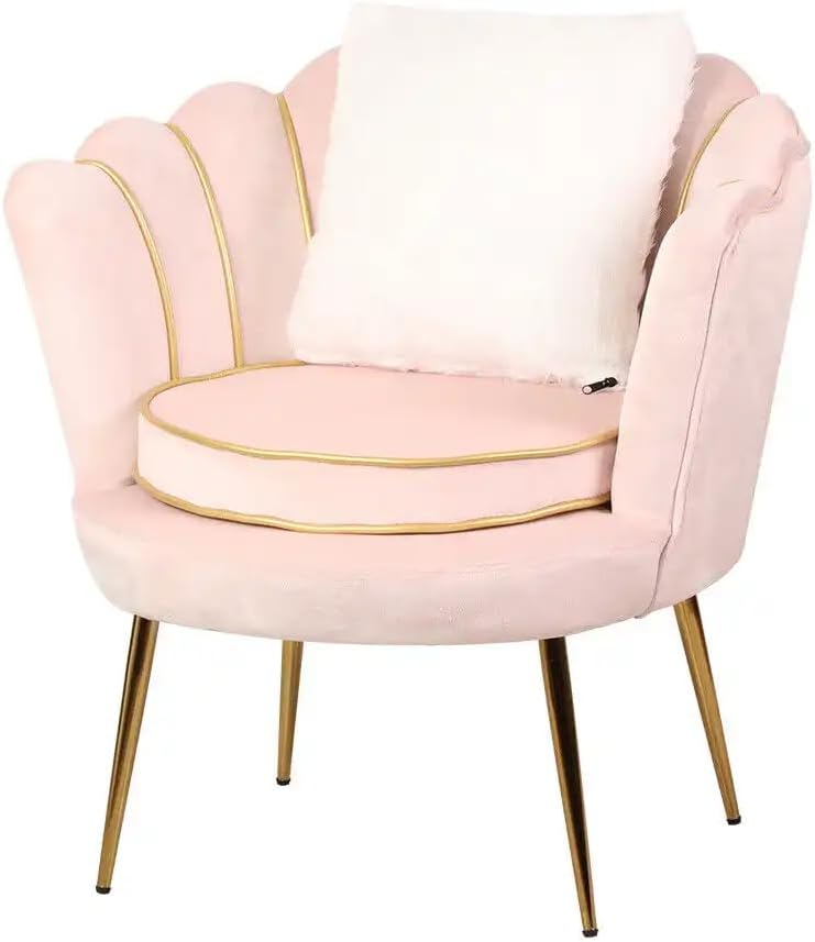 Amazon.com: MoNiBloom Upholstered Velvet Chair for Bedroom Makeup Room ...