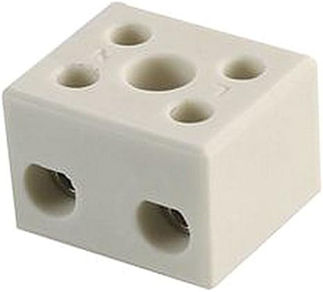 Terminalblock, Keramik, 10 mm, 2-Wege-Klemmenblöcke : Amazon.de ...