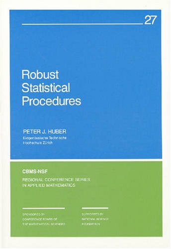 Robust Statistical Procedures: Huber, Peter J: 9780181022848: Amazon ...