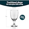 Amazon.com | Libbey Classic Clear Glass Goblets Set of 12, Dishwasher ...