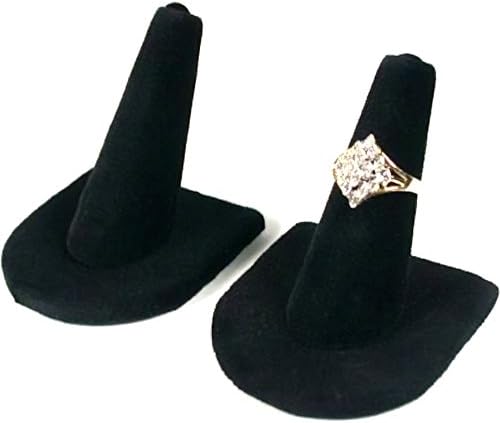 Amazon.com: MOOCA 6 Black Velvet Earring Stand Showcase Displays ...