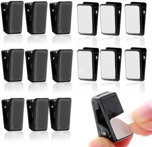 DSLSQD 15 Pieces Self Adhesive Clips, Wall Clips for Hanging Tapestry ...