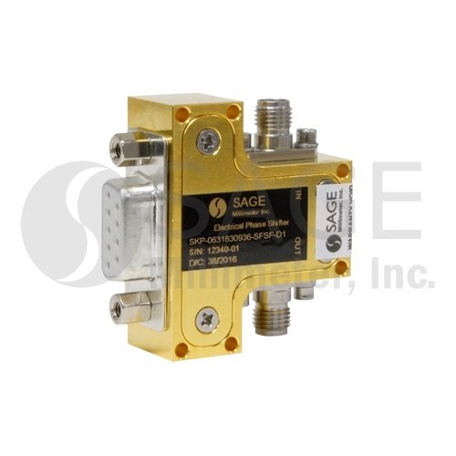 SMA Female Digital Electrical Phase Shifter, 6 GHz to 18 GHz, 0 - 360 ...