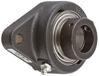 Timken RCJT1 1/8 Flange Unit, 2 Bolt Holes, Industrial-Duty, Relubricatable, Non-Expansion, Cast ...